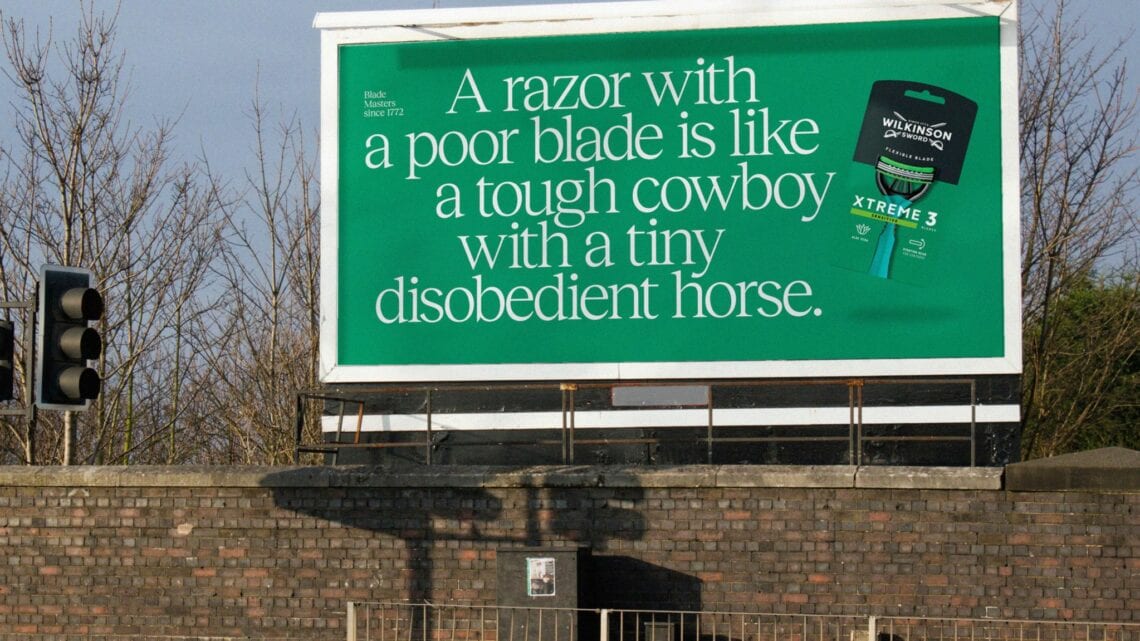 New OOH campaign from Wilkinson Sword is a masterclass in witty copy ...