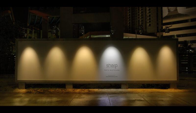 Creative OOH campaign shines a light on teeth whitening | Famous Campaigns