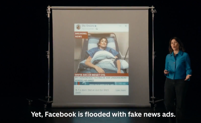 Two rival Danish TV channels have teamed up to call-out Facebook ...