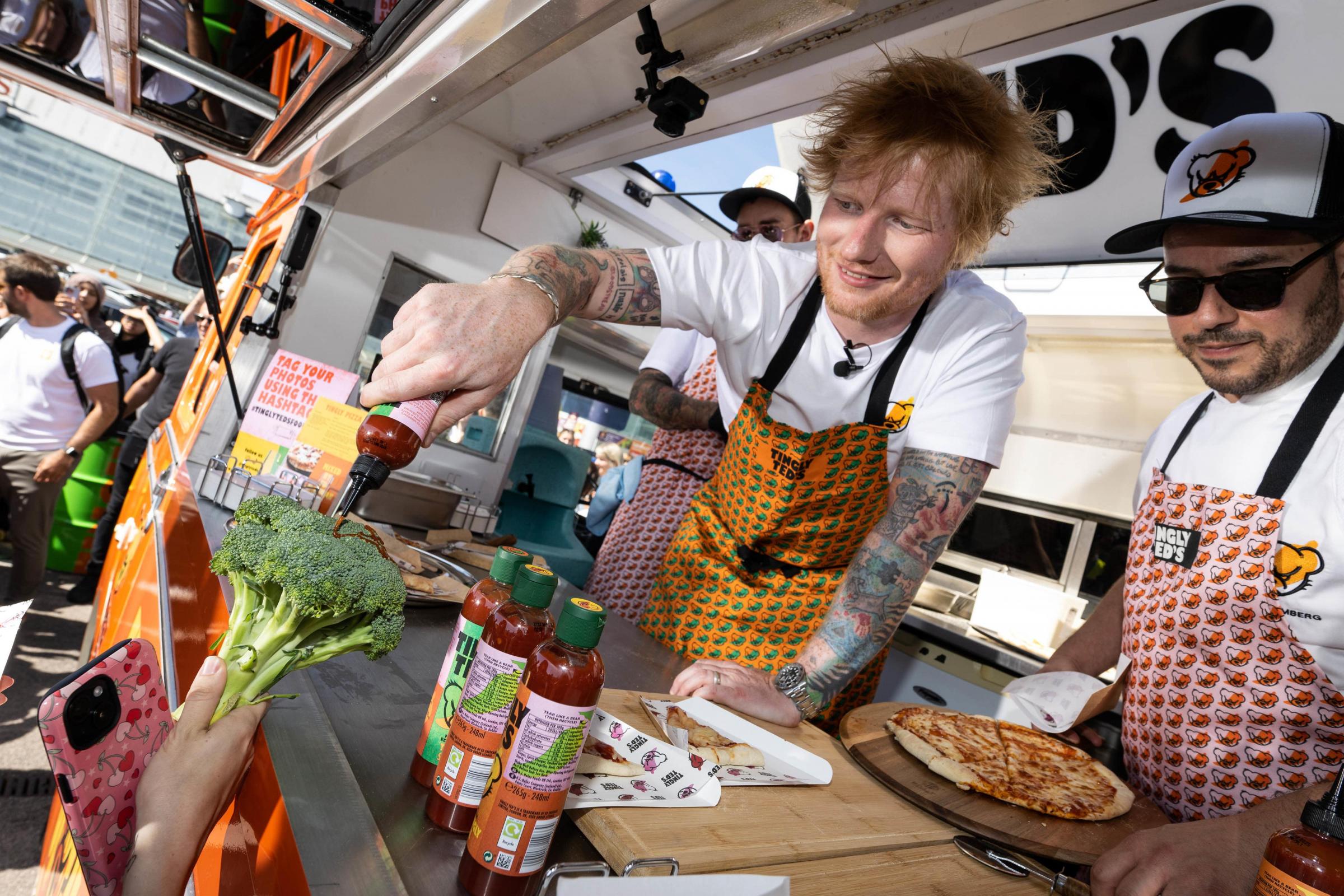Ed Sheeran Spices Up London with “Ed-ible” Treats | Famous Campaigns