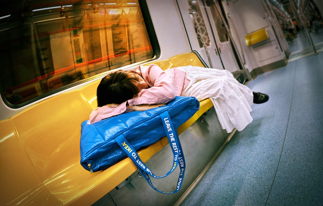 IKEA transforms the commute with its new portable pillow bag | Famous ...