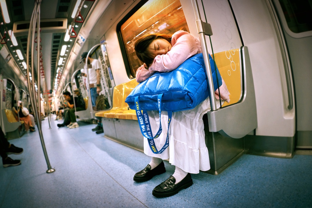 IKEA transforms the commute with its new portable pillow bag | Famous ...