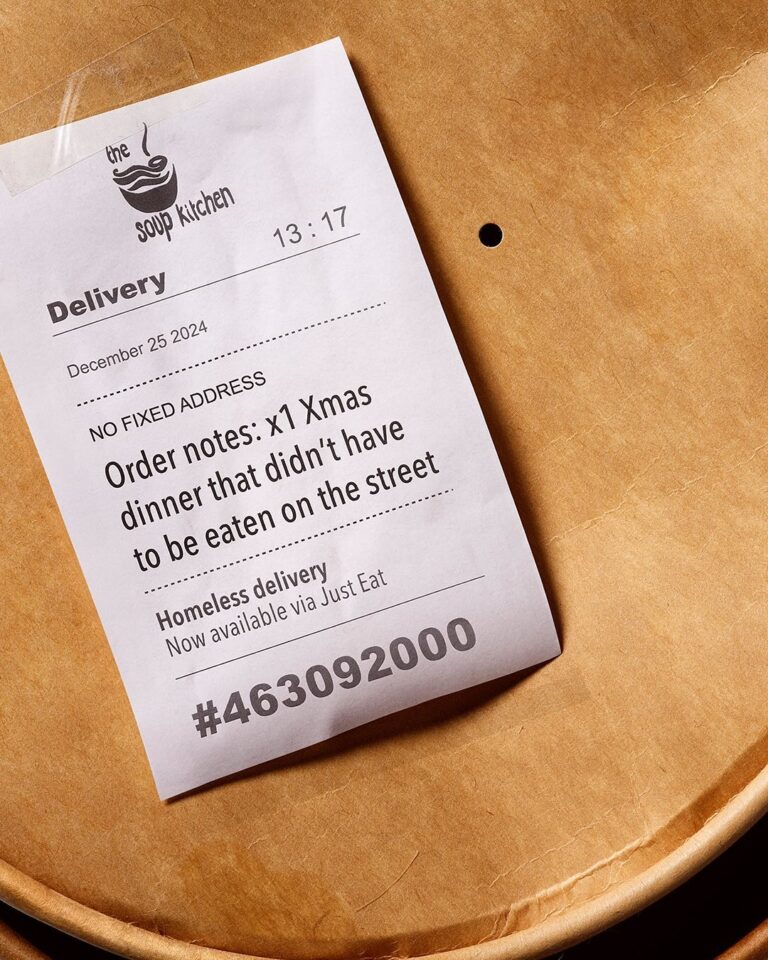 A heart-warming festive pairing: Soup Kitchen & Just Eat encourage food ...