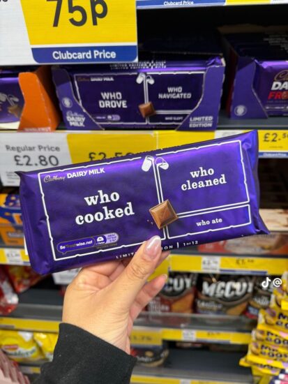New packaging from Cadbury Dairy Milk rewards cooks and drivers ...