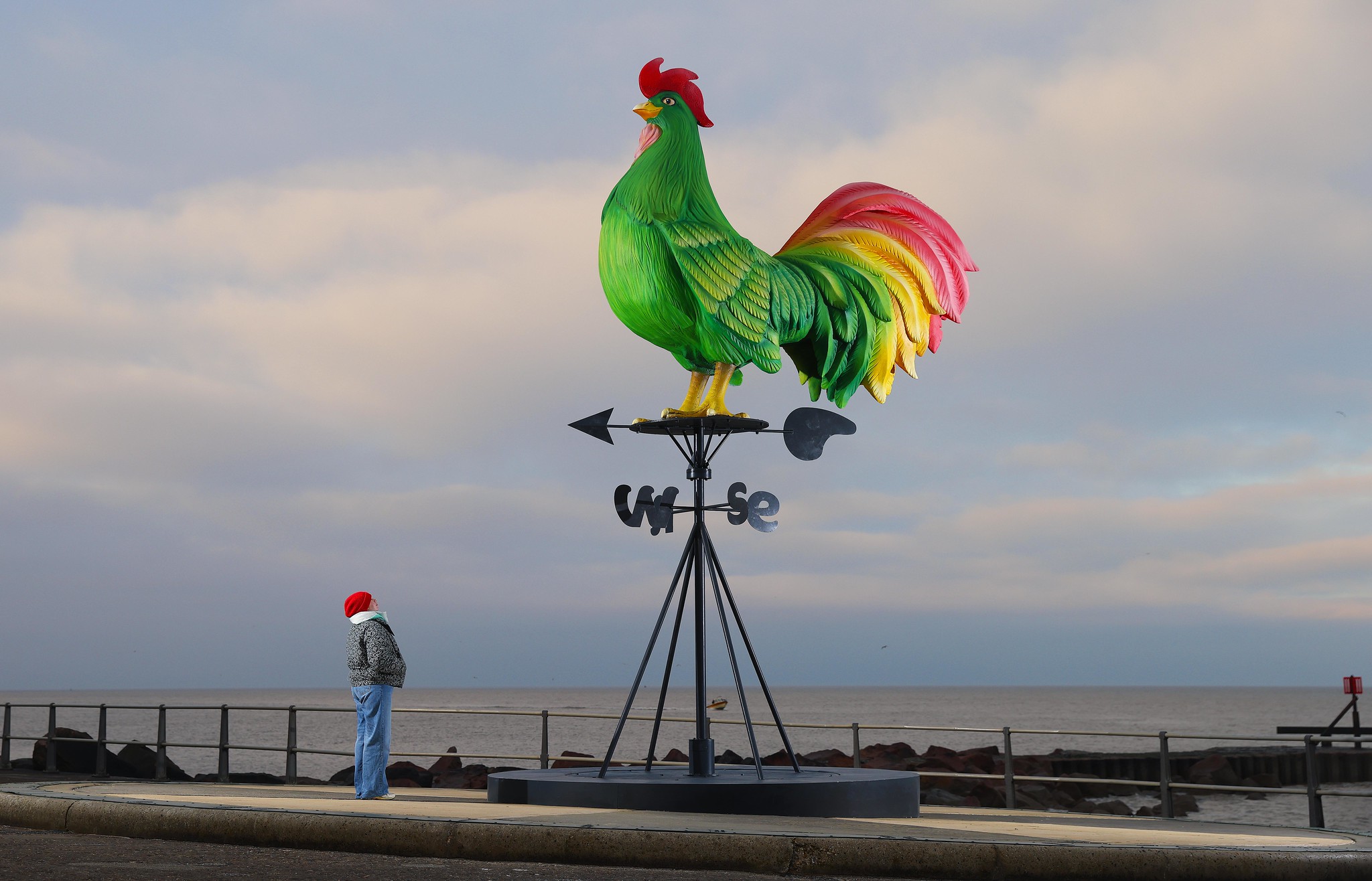 The UK’s biggest weathervane lands in Lowestoft | Famous Campaigns