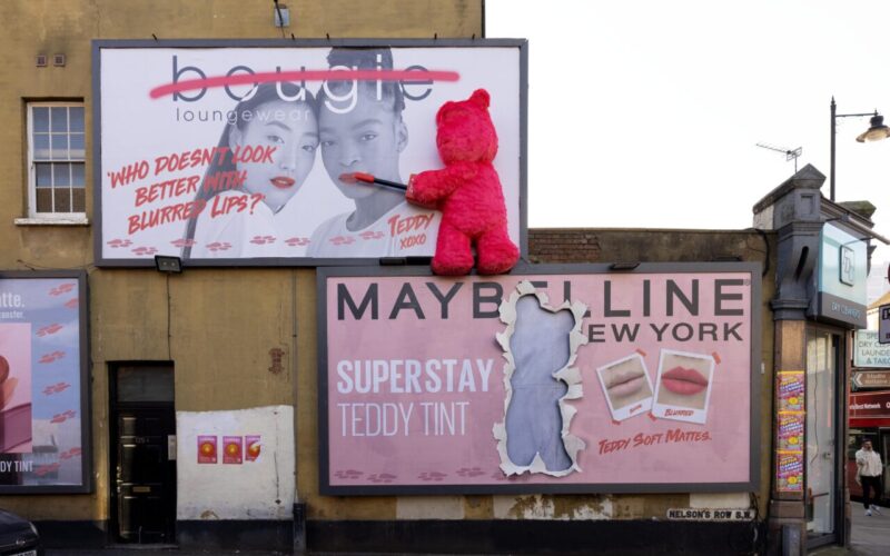 Teddy Tint takes over London with playful billboard activation | Famous ...