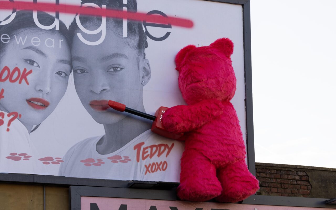 Teddy Tint takes over London with playful billboard activation | Famous ...