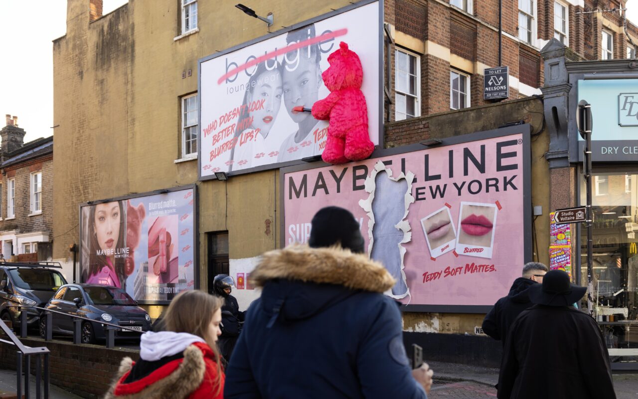 Teddy Tint takes over London with playful billboard activation | Famous ...