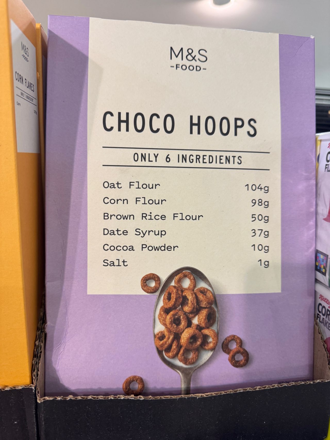 M&S disrupts cereal aisle with ‘Only 1 Ingredient’ Cornflakes | Famous ...