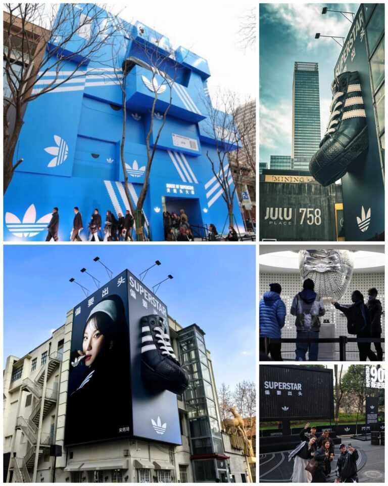 adidas takes over Shanghai with shoebox build | Famous Campaigns