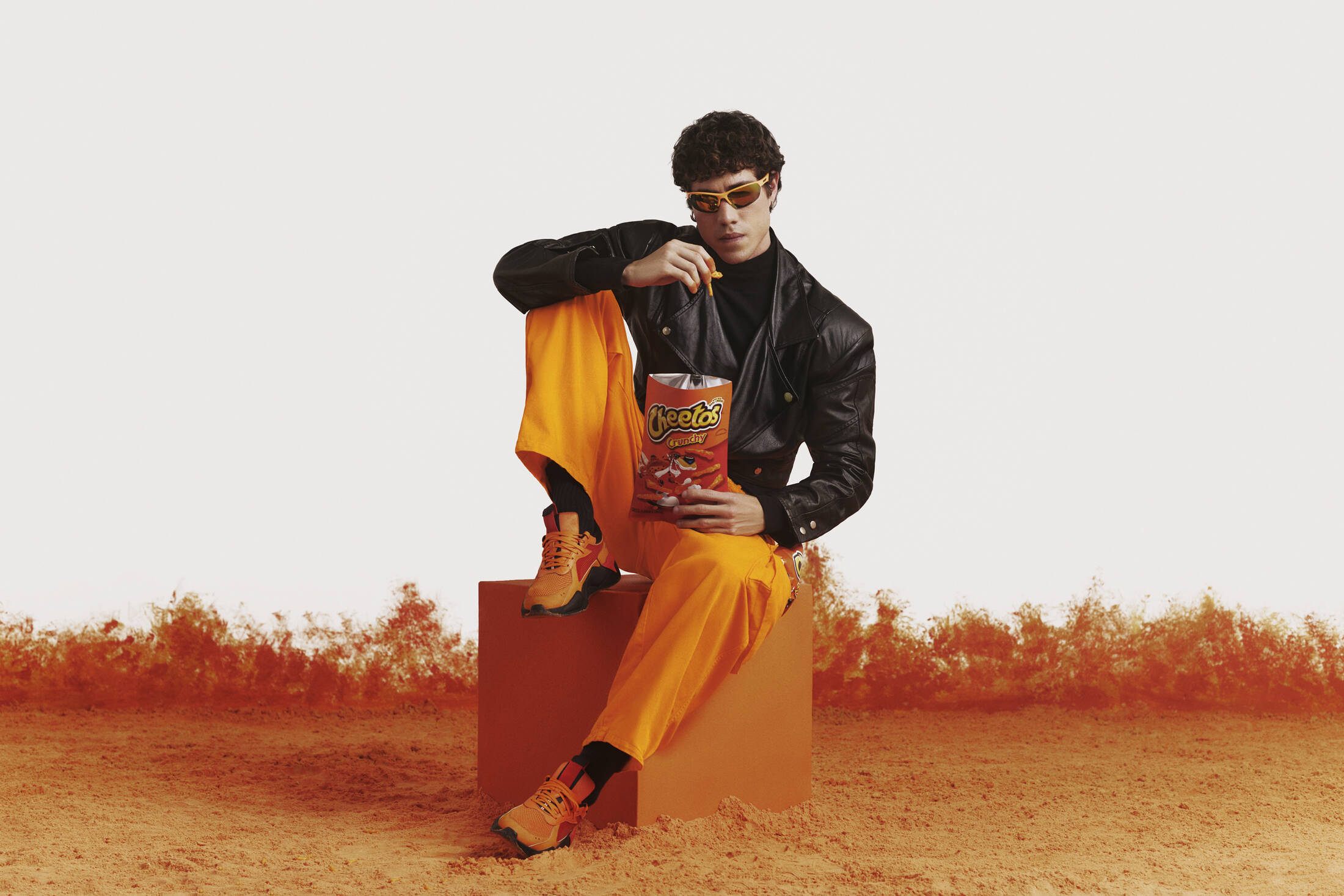 Cheetos release limited-edition trousers that double up as a napkin ...