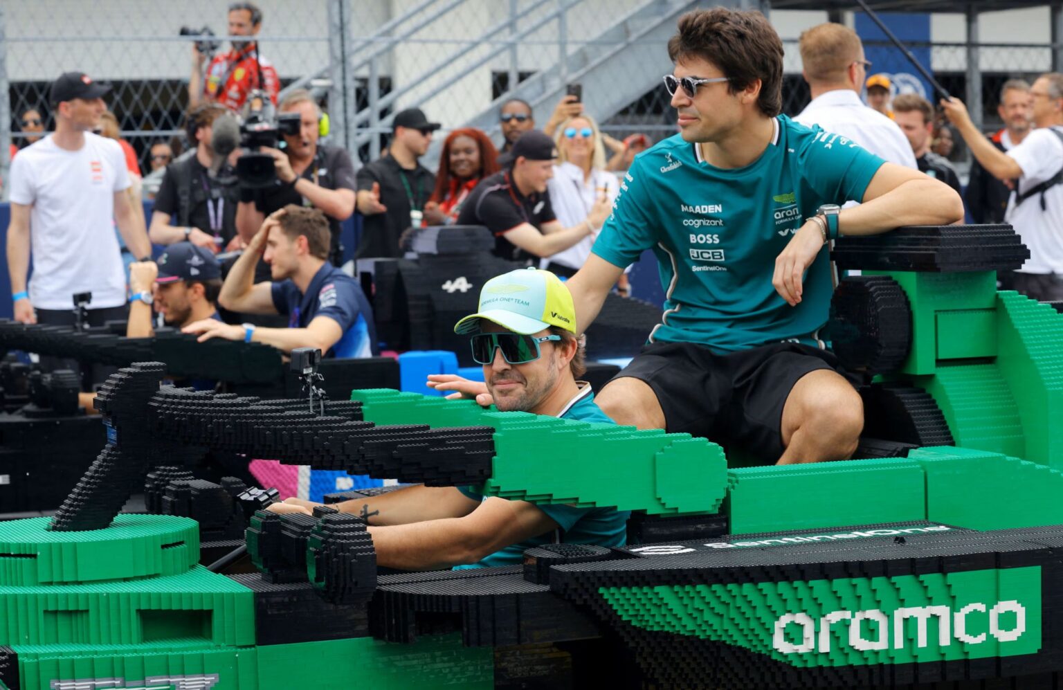 LEGO hits top gear at Miami GP with driveable F1 car parade | Famous ...