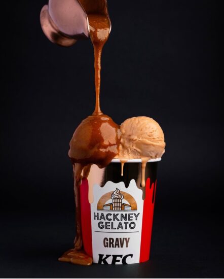 KFC and Hackney Gelato serve up gravy ice cream | Famous Campaigns