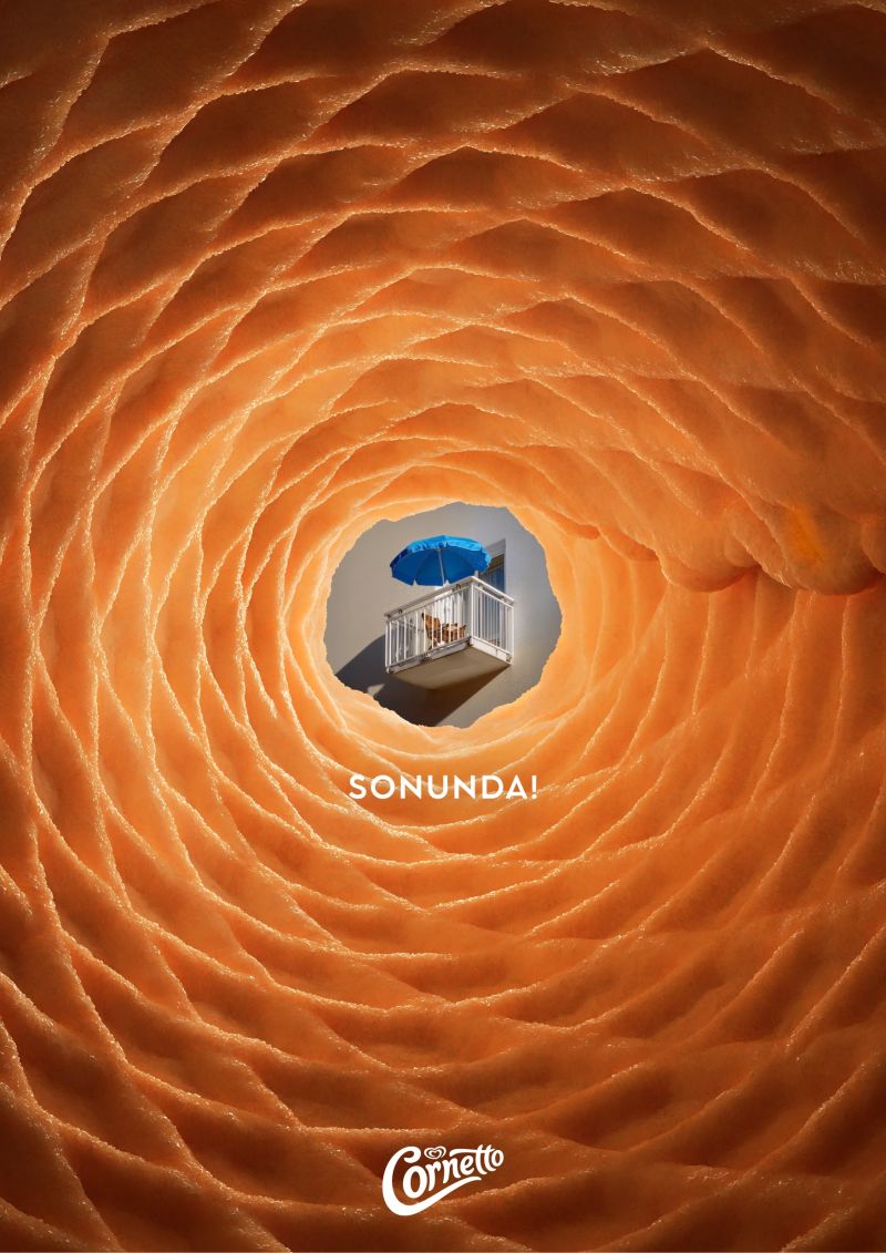 Cornetto kicks off summer with a creative outdoor campaign | Famous ...