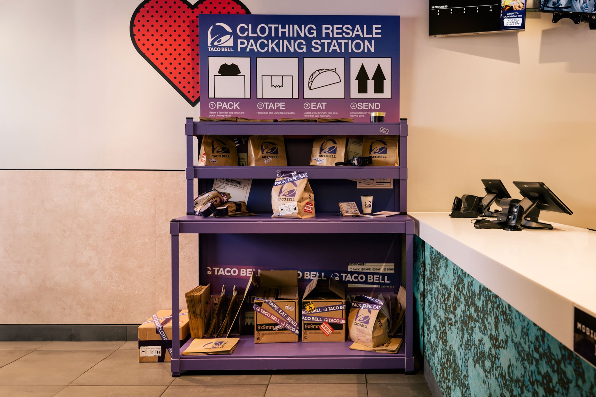 Taco Bell turns its bags into packaging for Vinted resellers | Famous ...