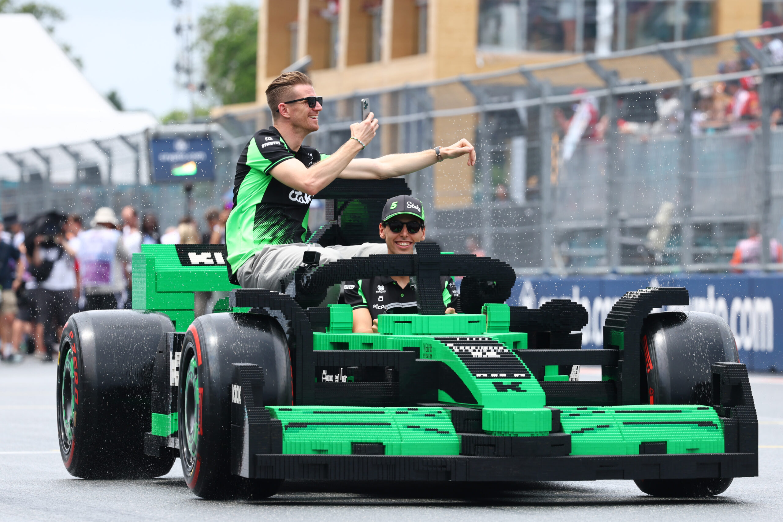 LEGO hits top gear at Miami GP with driveable F1 car parade | Famous ...