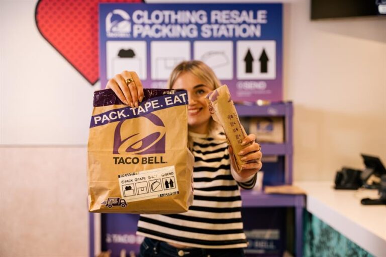 Taco Bell turns its bags into packaging for Vinted resellers | Famous ...