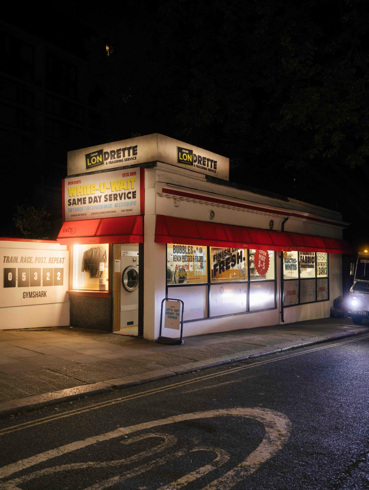 Gymshark gives Hyrox patches a new home at Londrette pop-up | Famous ...