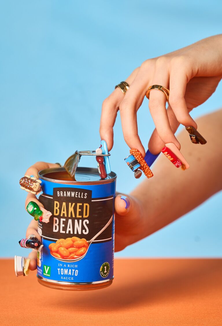 Nailed it! Aldi’s baked beans & butter-inspired 3D nail art are this ...