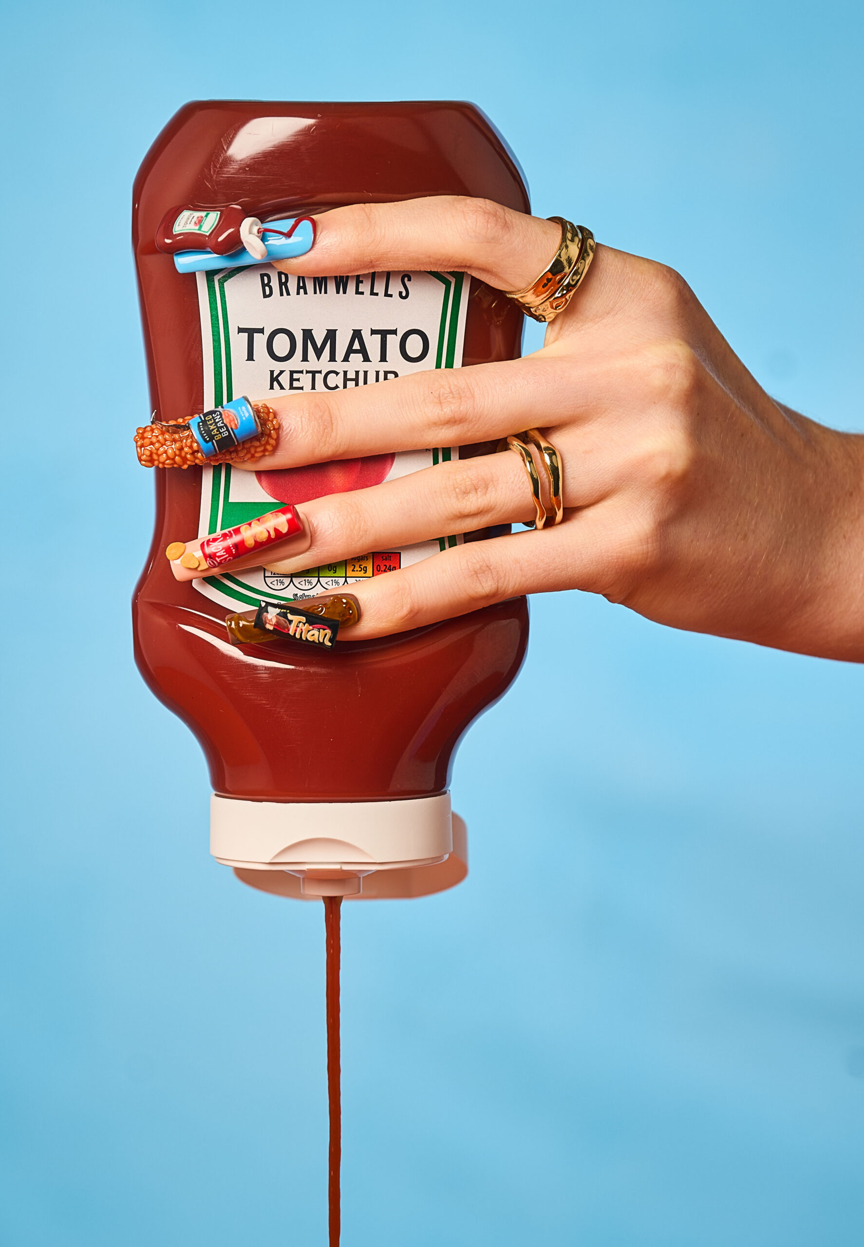 Nailed it! Aldi’s baked beans & butter-inspired 3D nail art are this ...