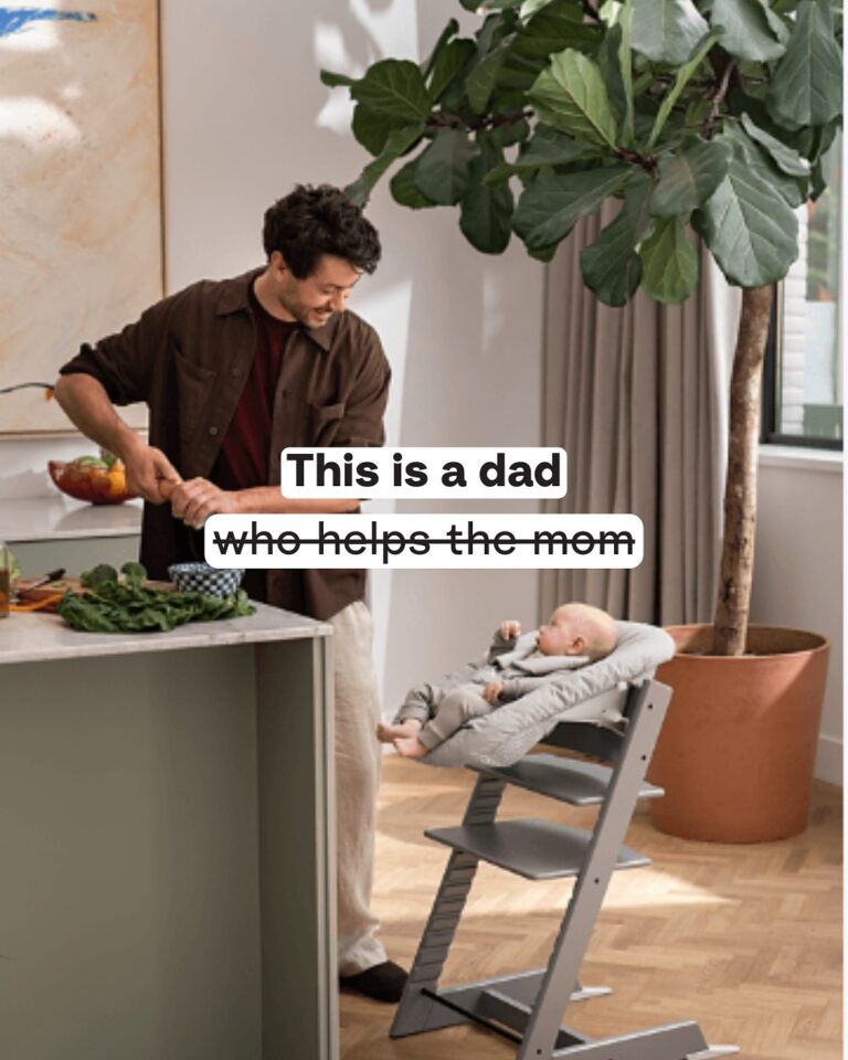 Stokke flips the script on dad‑shaming in time for Father’s Day ...