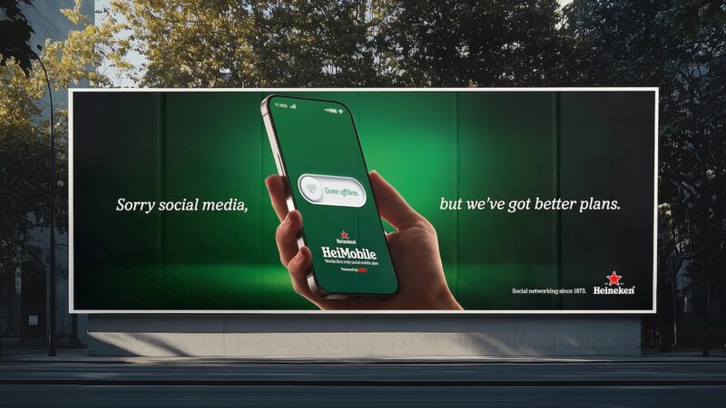 Heineken launch mobile plan that rewards logging off | Famous Campaigns