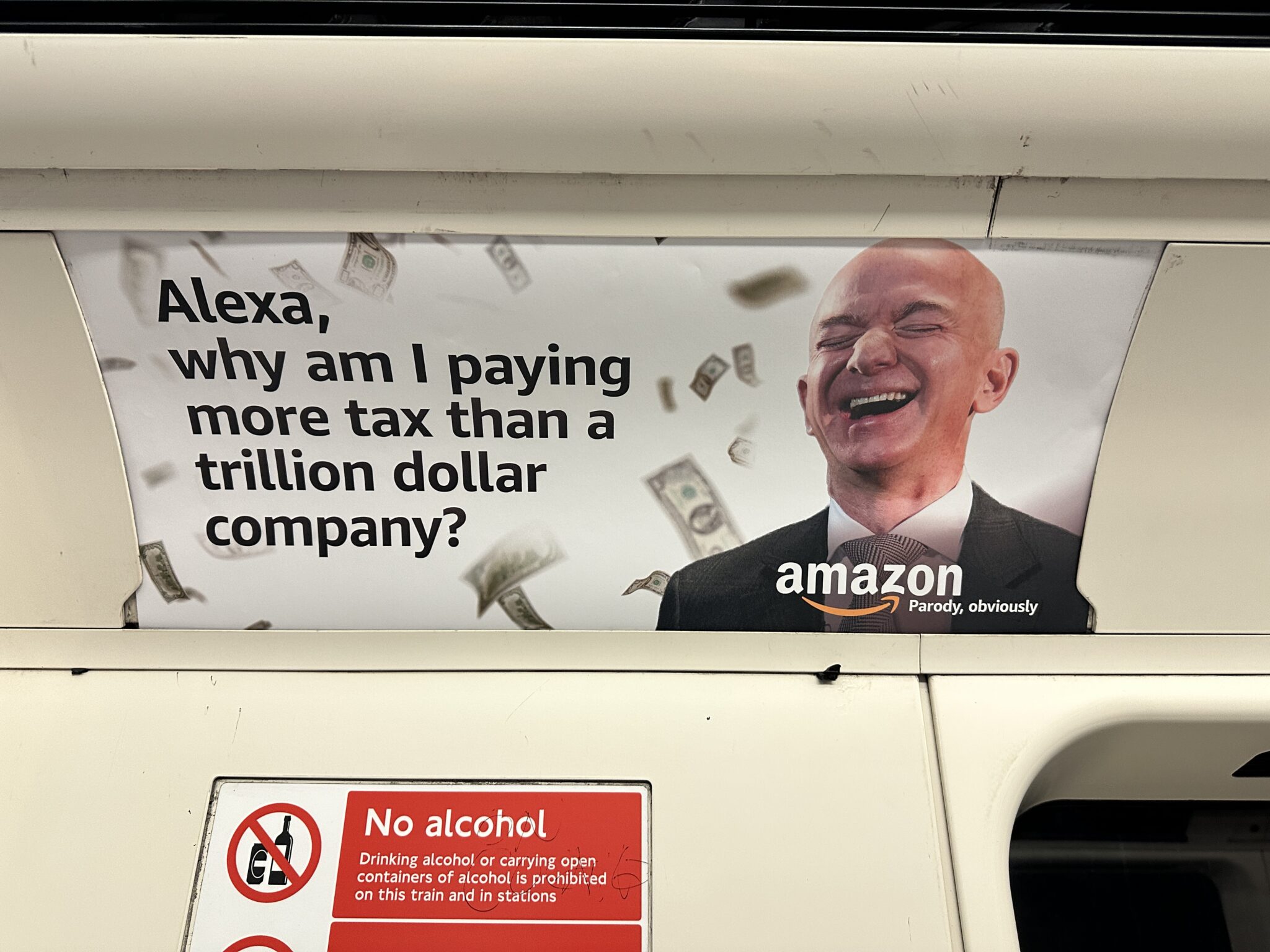 VIDEO: Activists target tax avoidance in the guise of Amazon Alexa ads ...