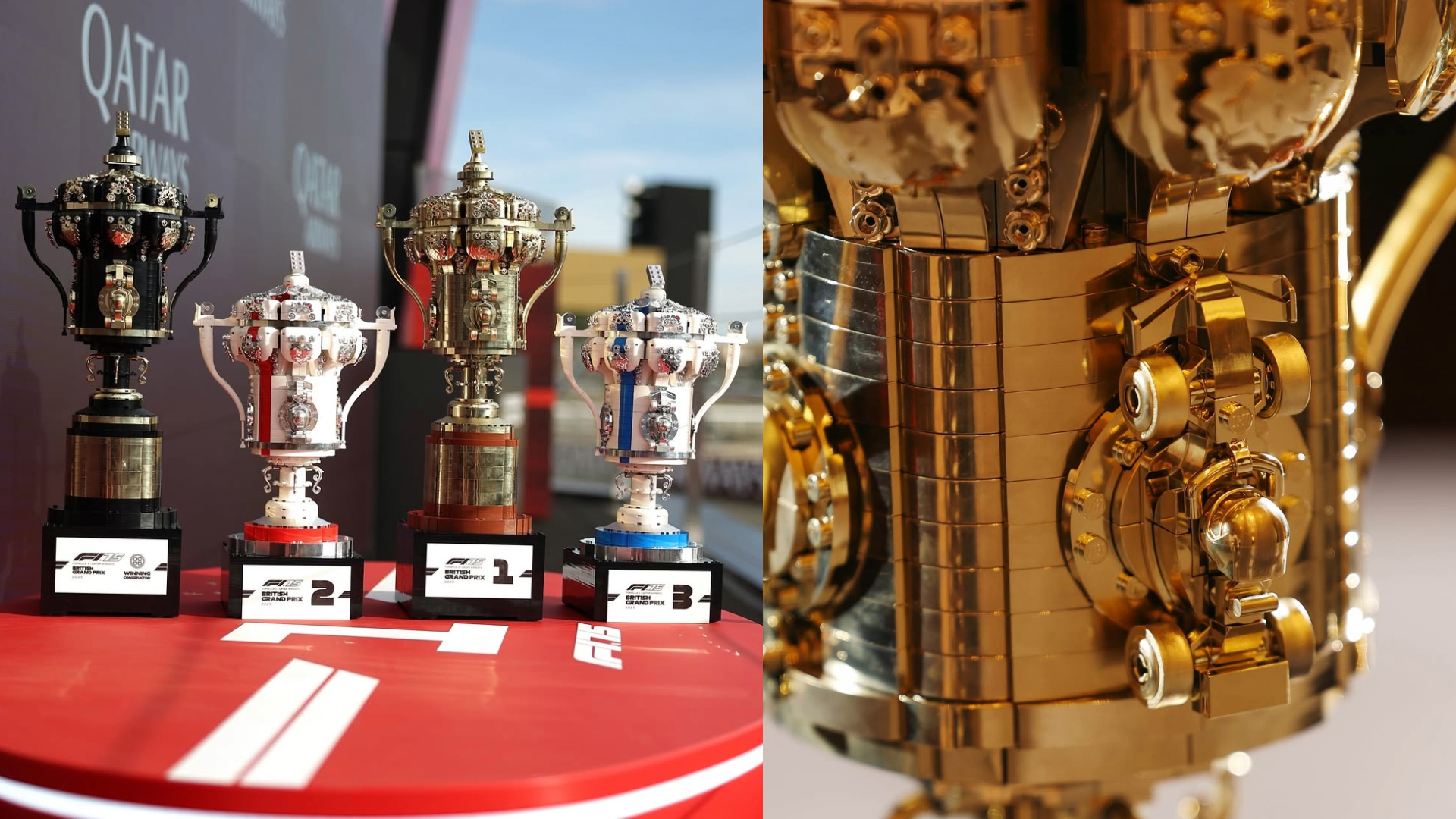 Lego creates custom-built trophies for British Grand Prix | Famous ...