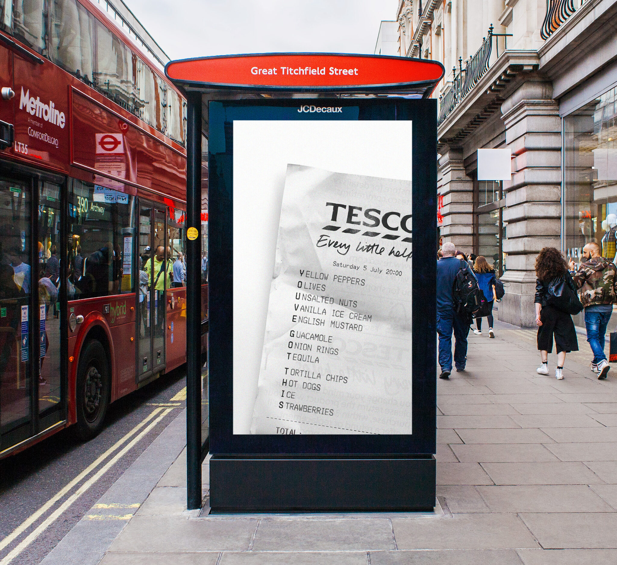 Tesco backs Women’s Euros teams with a clever OOH campaign. | Famous ...