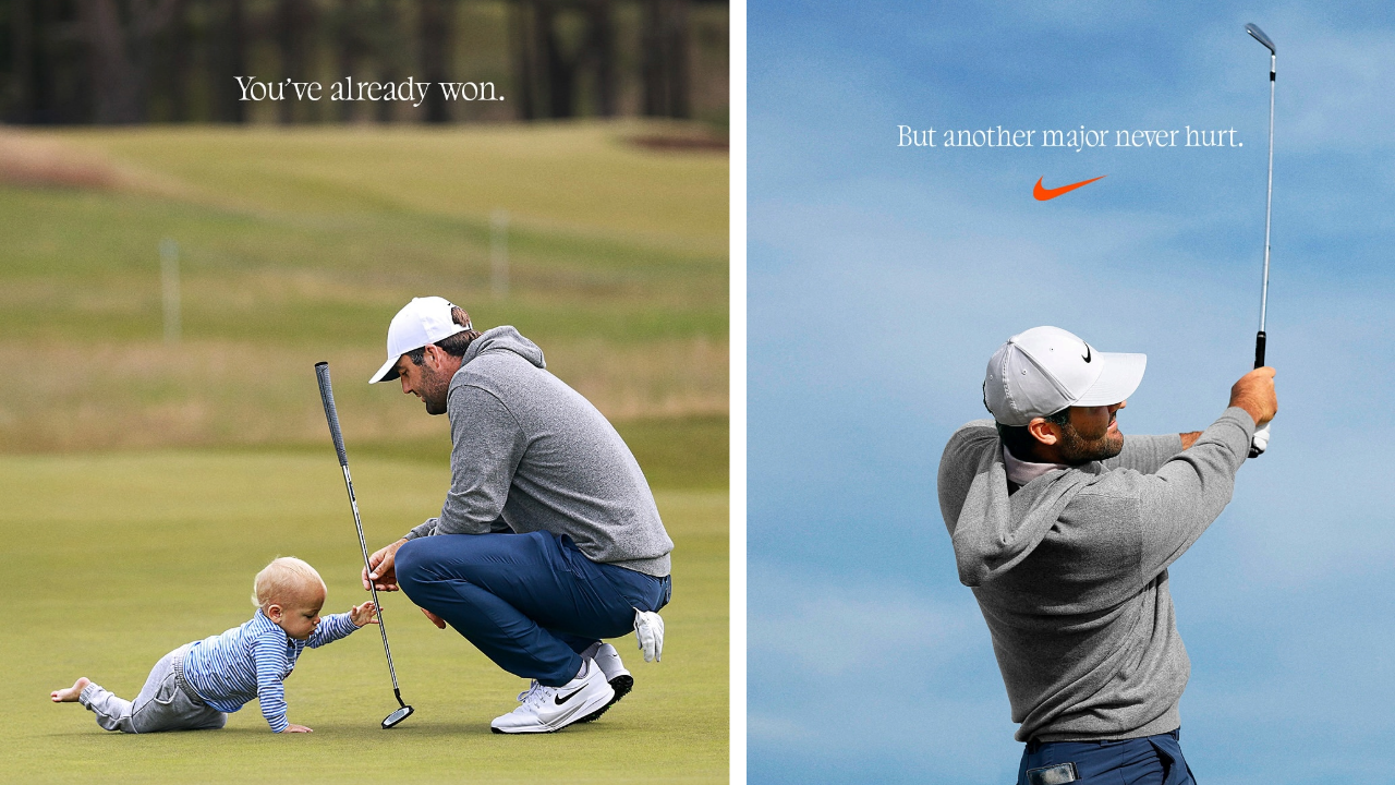 Nike celebrates Scottie Scheffler’s Open win with a wholesome nod ...