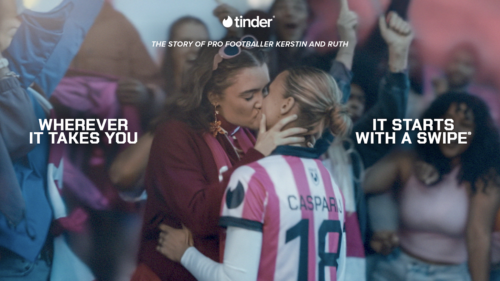 Man City’s Kerstin Casparij stars in real-life Tinder romance | Famous Campaigns