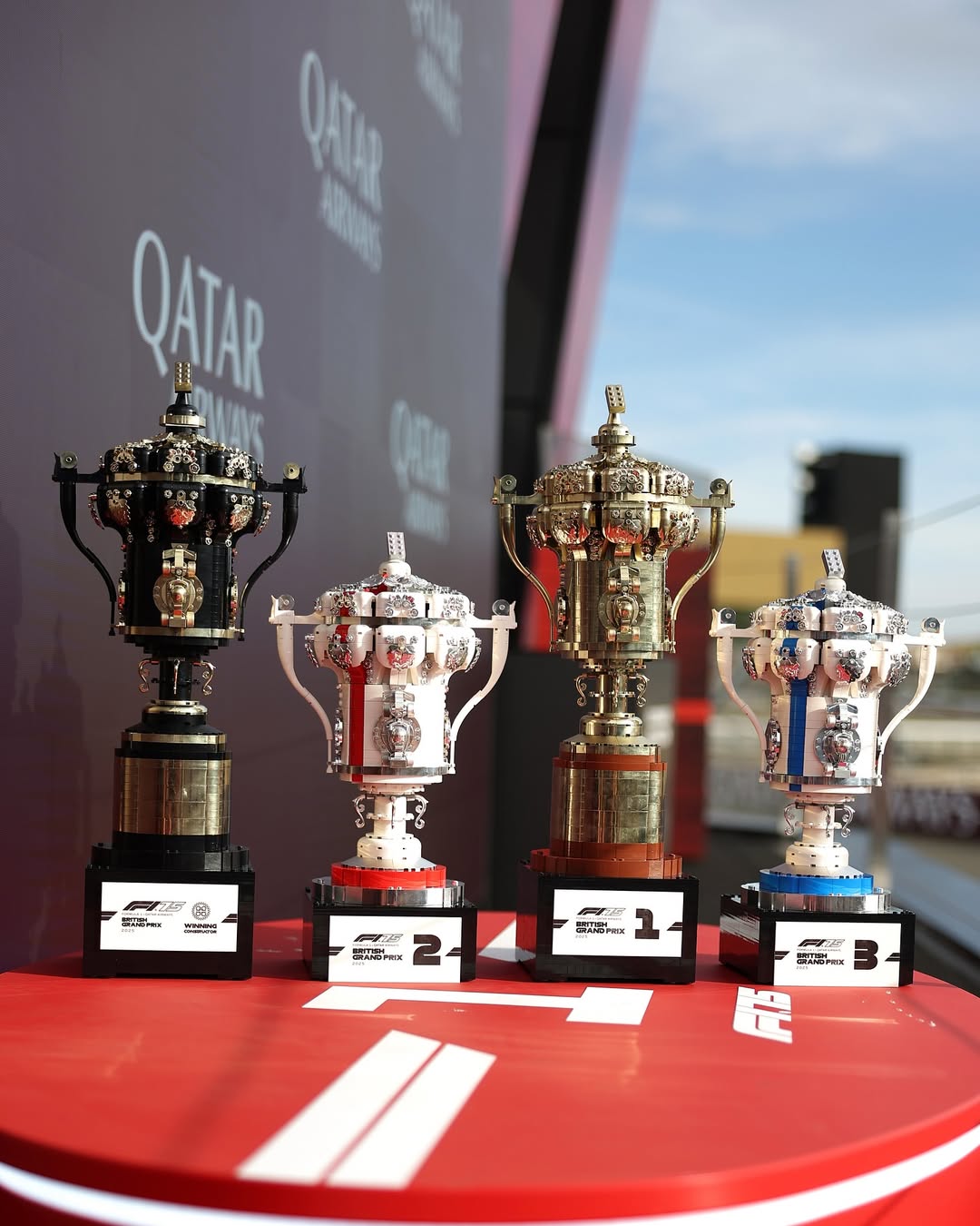 Lego creates custom-built trophies for British Grand Prix | Famous ...