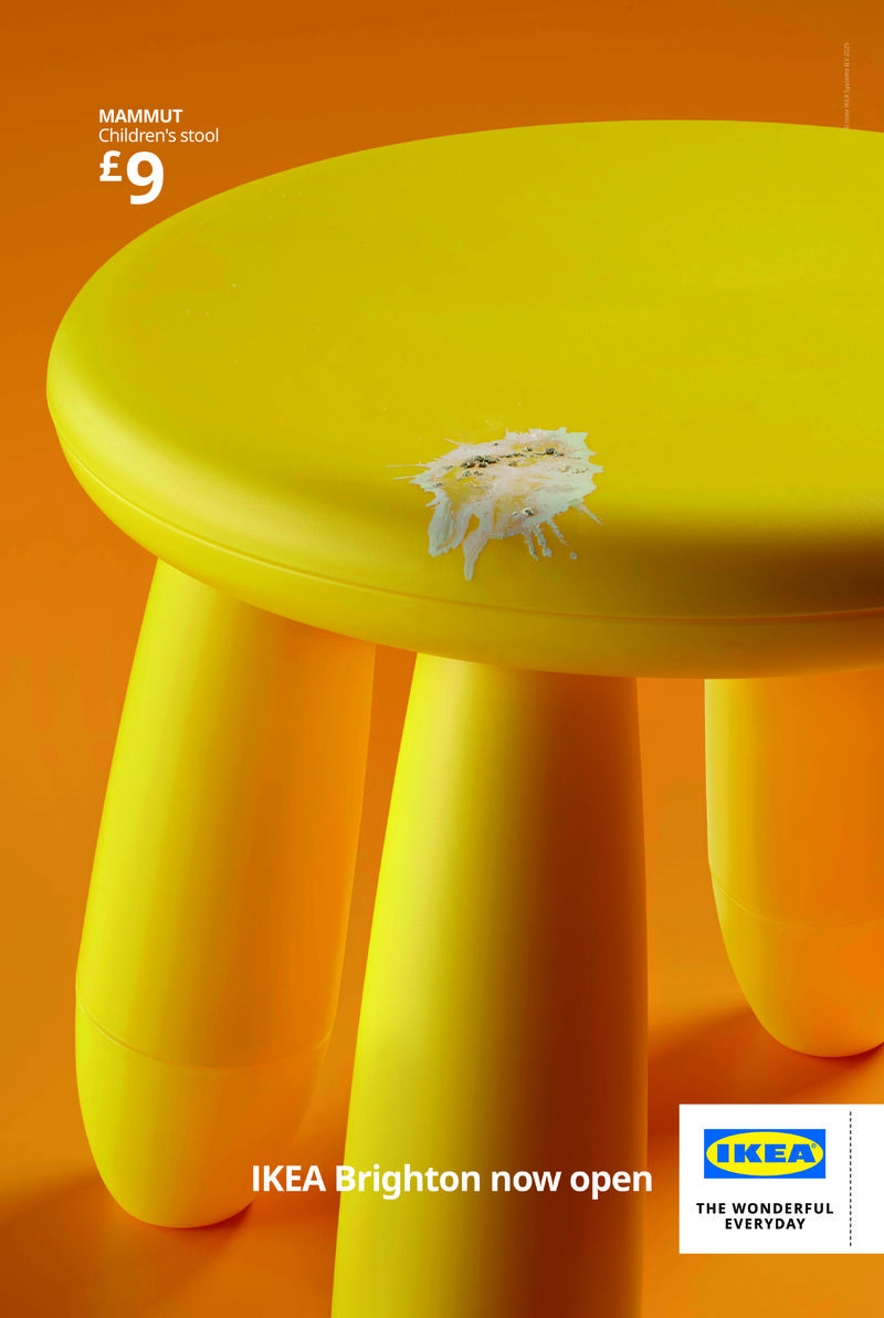 Ikea unveil seagull poop posters for Brighton store launch | Famous ...