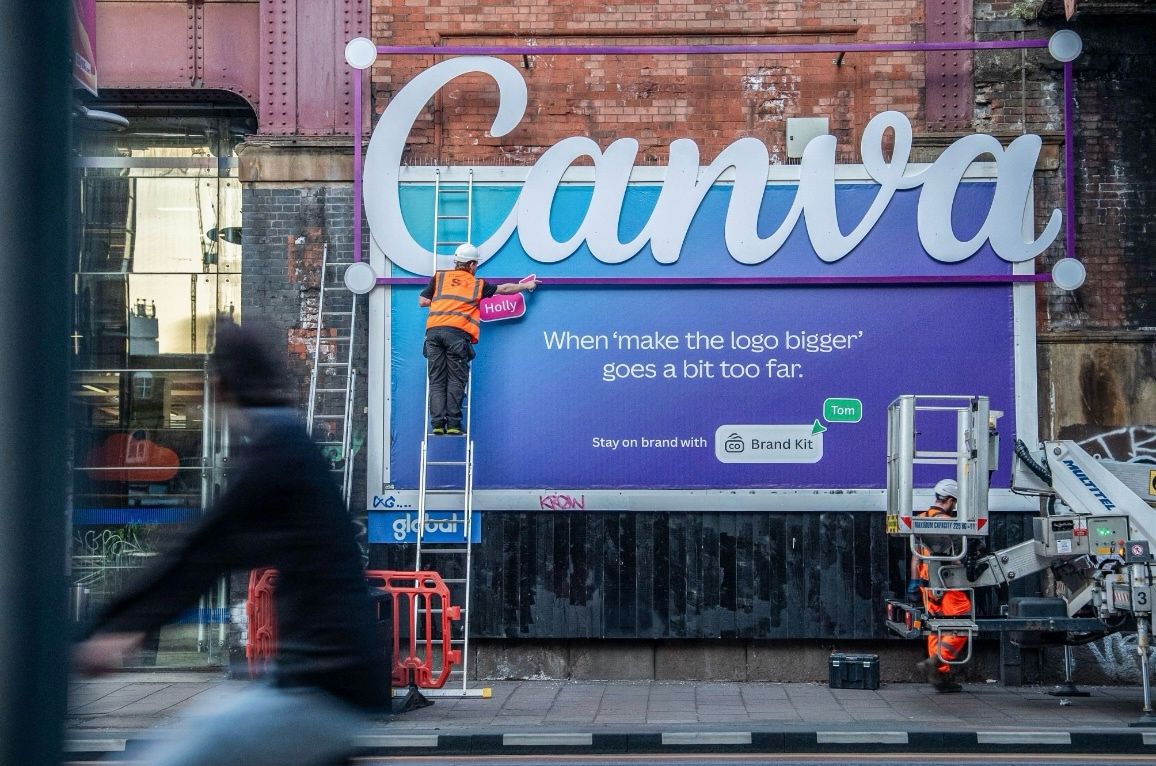 Canva tackles transparent logos in new campaign | Famous Campaigns
