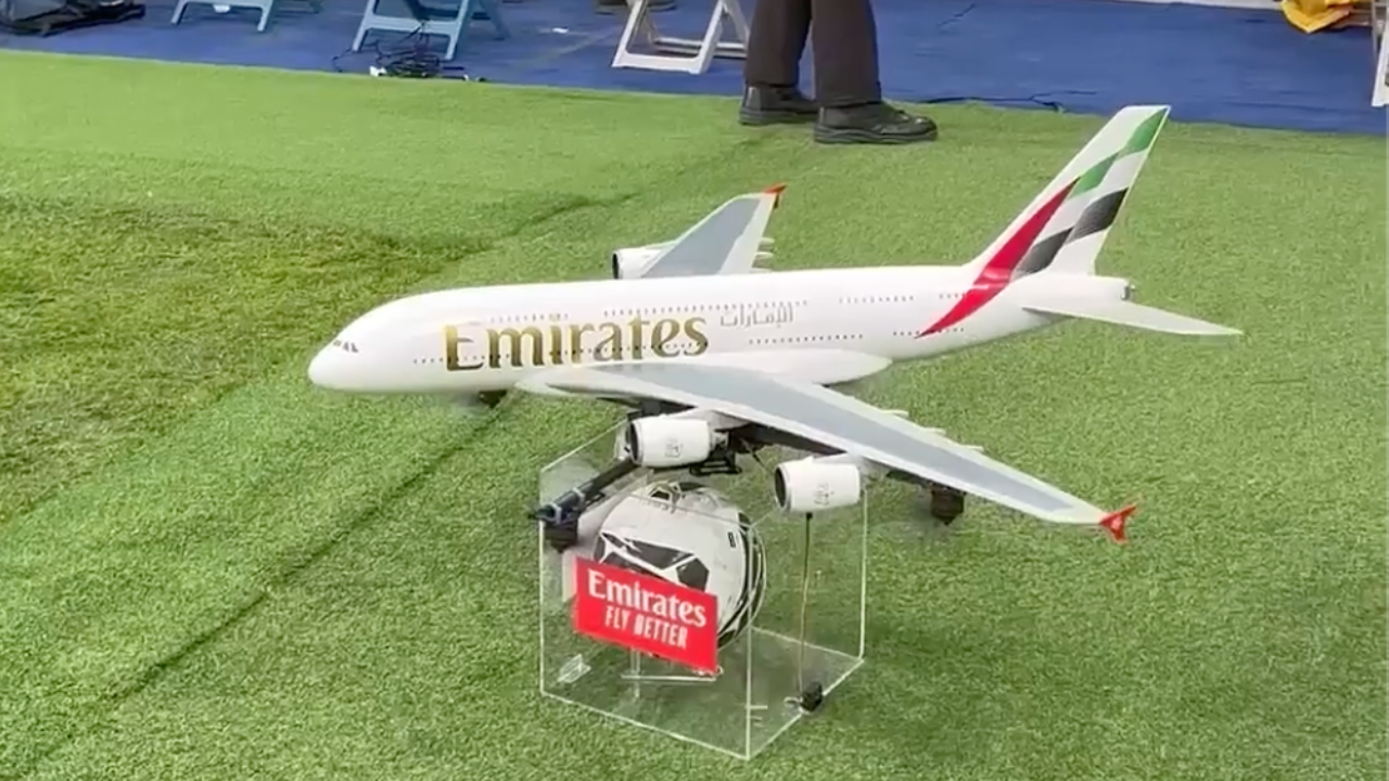 Emirates delivers Real Madrid match ball by ‘plane drone’ | Famous ...