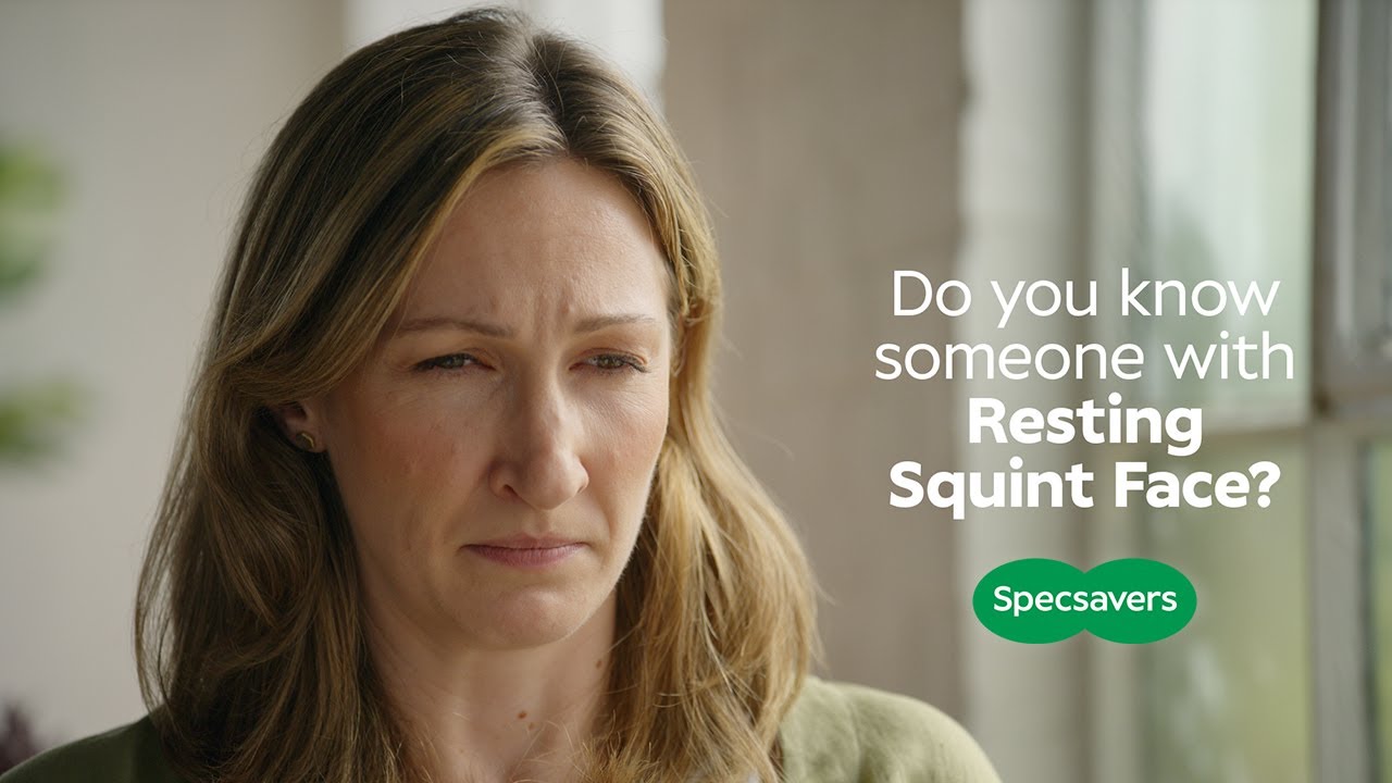 Specsavers tackle ‘Resting Squint Face’ with humorous PSA | Famous ...