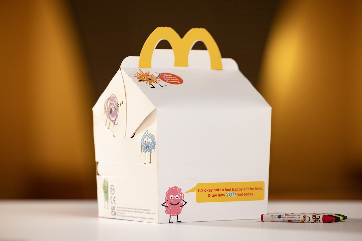 McDonald’s blanks out the Happy Meal box to help kids ‘draw how they ...