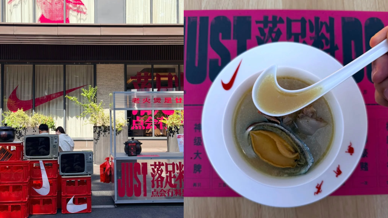Nike opens a recovery soup stall for runners | Famous Campaigns