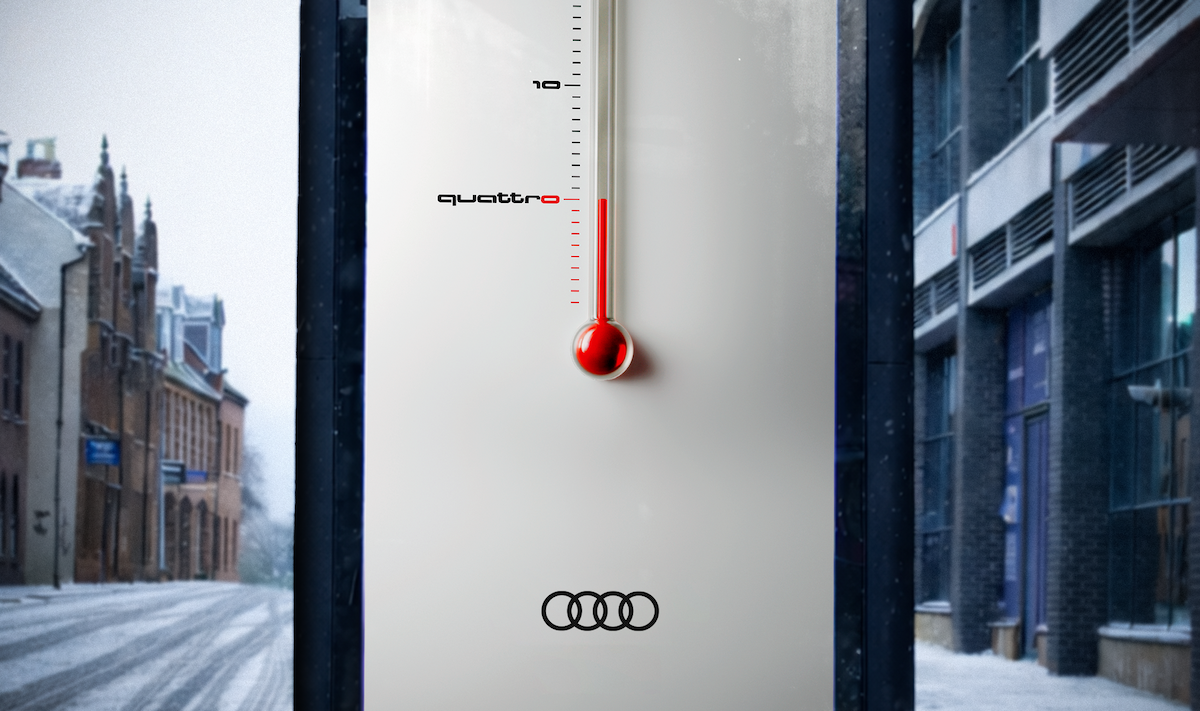 Audi lets the weather do the talking | Famous Campaigns