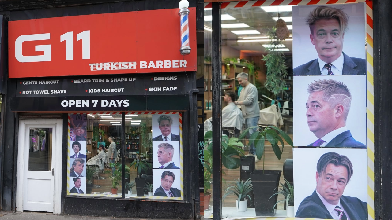 Turkish barbers responds to Farage with shopfront satire | Famous Campaigns