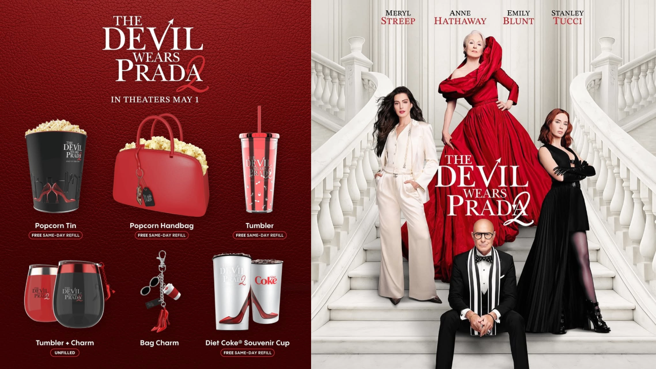 Devil Wears Prada 2 turns popcorn into fashion with handbag bucket ...